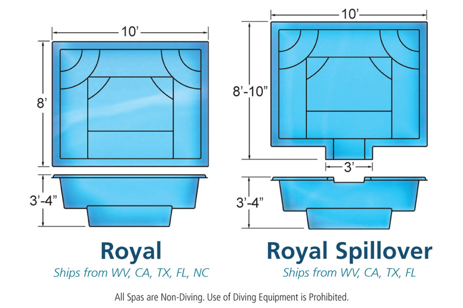 Royal Spa Hot Tub Viking Fiberglass Swimming Pools Royal Spa Hot Tub Viking Fiberglass Swimming Pools
