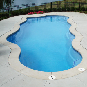 Caribbean Large Fiberglass Inground Viking Swimming Pool